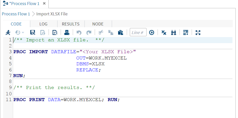 Adding A SAS Program To The Process Flow SAS R Studio 3 4 User s Guide