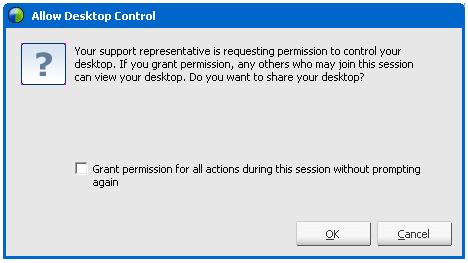 46025 - Connecting to a WebEx Remote Support session
