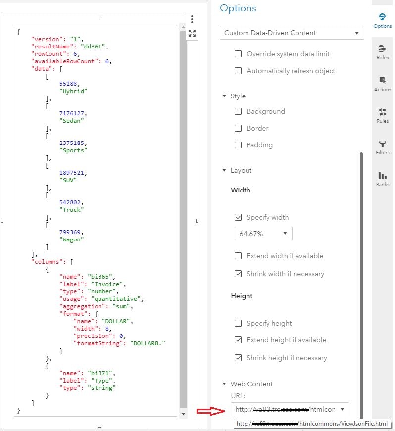 63233 - Viewing the structure of a JSON file that is passed to a SAS® Visual Analytics data ...