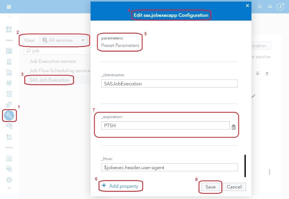 66422 - How to modify the expiration of a SAS® Viya® job that was created using the SAS® Job ...