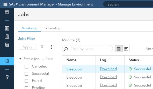 67901 - Viewing the SAS® log for a SAS® Viya® 3.4 job that is created ...